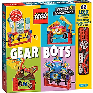 Klutz Lego Gear Bots Science/STEM Activity Kit for 8-12 years