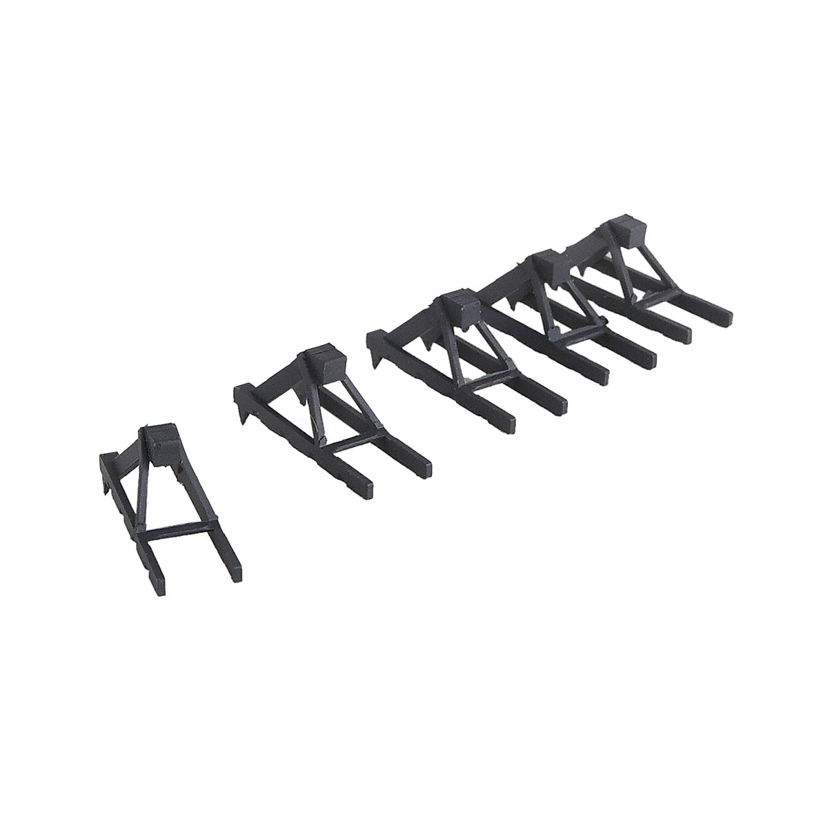 Walthers, Inc. ups Track Bumper, Dark Gray, 8