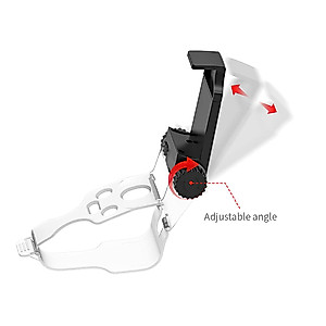 TGDPLUE Phone Controller Mount Clip Kit for Game Controllers,Controller Phone Mount Compatible with Xbox Series X/S,Xbox One/One S/X Controller,Adjustable,black