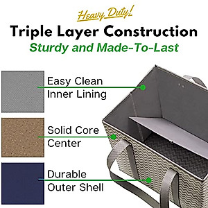 Creative Green Life Reusable Grocery Box Bags and Cooler Bag