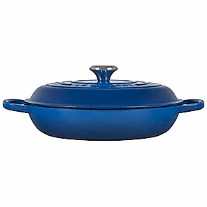 Le Creuset Enameled Cast Iron Signature Braiser, 3.5 qt., Marseille
