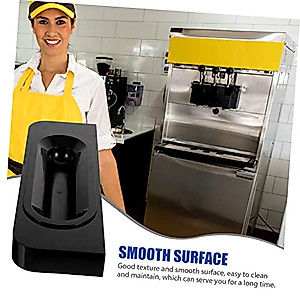 FUNOMOCYA Ice Cream Machine Accessories Ice Cream Accessories Receiving Plastic Large Black