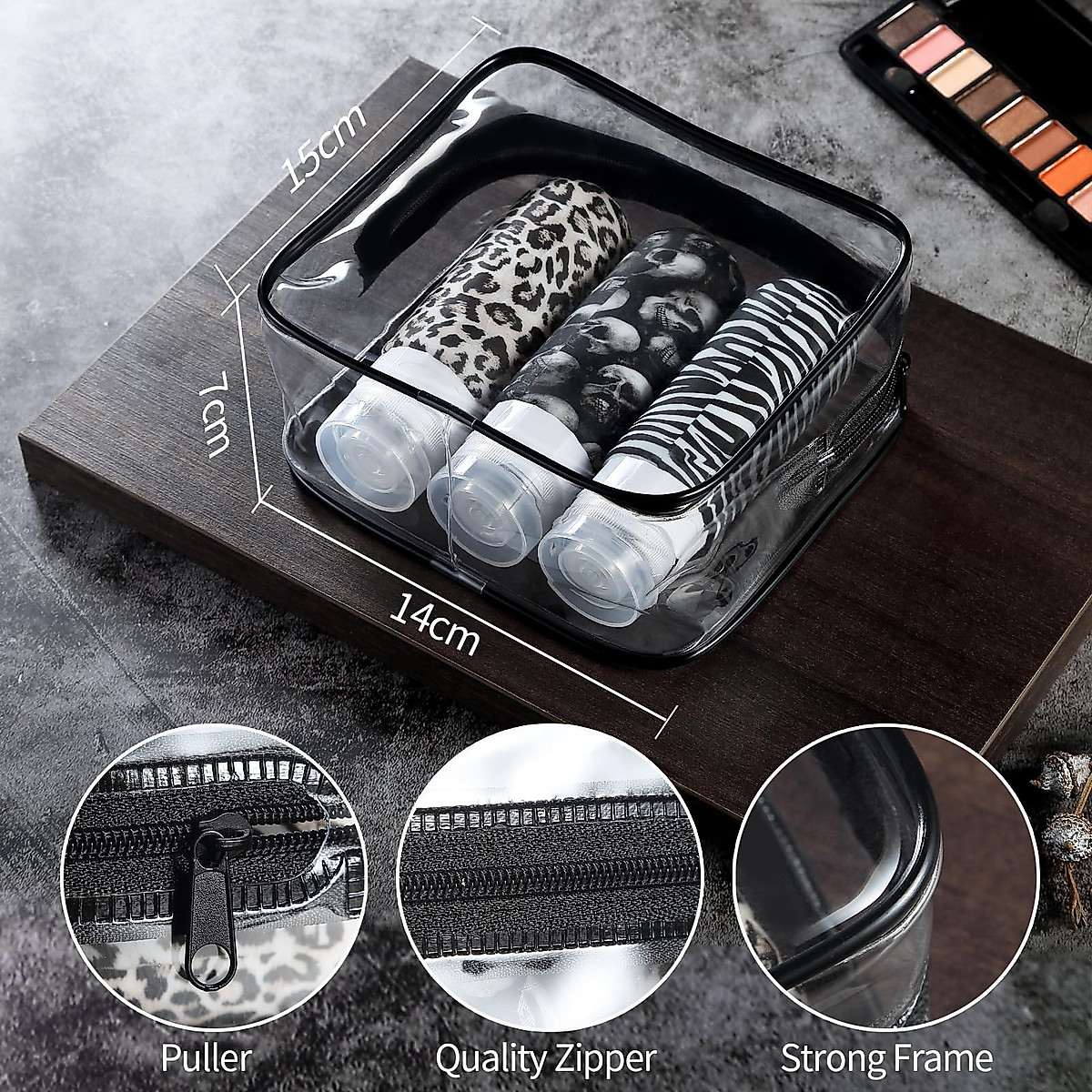 Mrsdry Travel Bottles Set for Toiletries 16 Pack, Leakproof Travel Containers for Toiletries TSA Approved Silicone Travel Accessories Squeezable Refillable 3oz, for Shampoo Conditioner Lotion