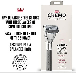 Cremo Astonishingly Superior Barber Grade Refillable System Razor