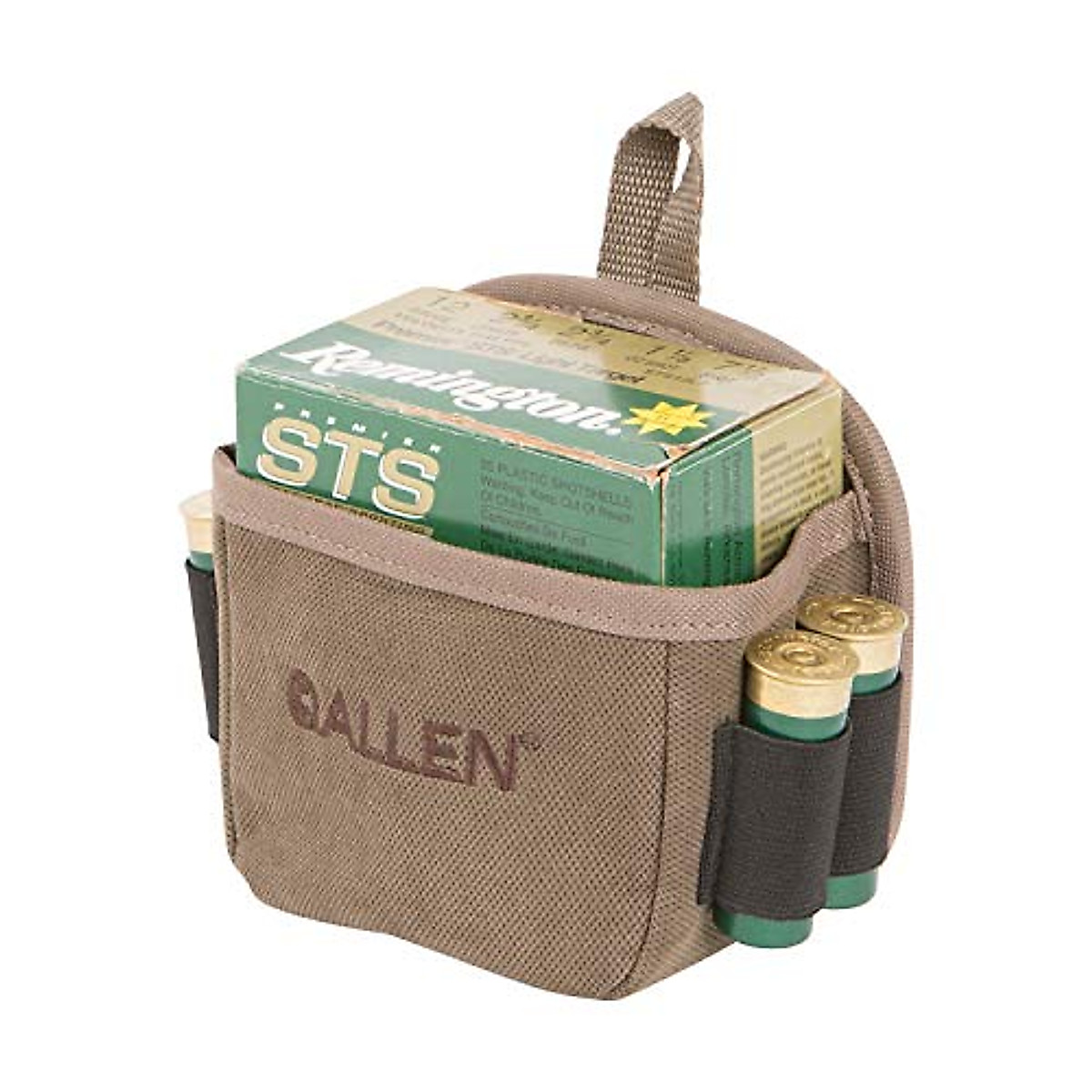 Allen Company Shotgun Shell Pouch - Clay, Trap, and Skeet Shooting Accessories - Hunting and Gun Range Gear - Soft Canvas Design - Tan
