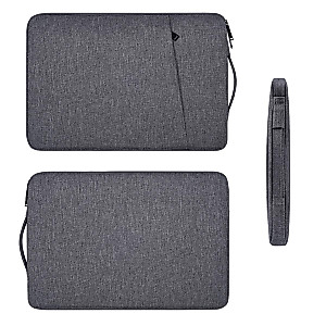 13-13.3 Inch Laptop Case Bag for Lenovo Chromebook Flex 5/Acer Spin 5, Surface Laptop 6 5 4 3/Book 13.5, HP Spectre x360/Dell Inspiron 13 7000/MacBook Pro 14 Inch M1 A2442 Sleeve(Space Grey)