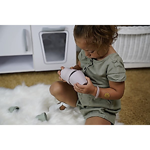 BraveJusticeKidsCo. Puffy Penguins Toddler (1+) Silicone Stacking Nesting Dolls Toy : No Small Parts for Baby