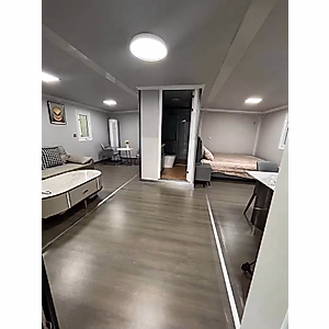 Heat Insulated Cheap 3 Bedroom Luxury 20ft Movable Foldable Expandable, Prefab Container House Foldable Villa