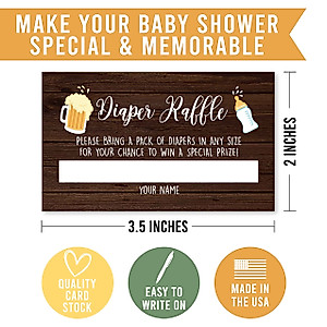 25 Baby Shower Diaper Raffle Tickets For Baby Shower Games To Play - Baby is Brewing Baby Shower Games Gender Neutral, Diaper Raffle Cards, Baby Raffle Tickets, Baby Shower Invitation Inserts