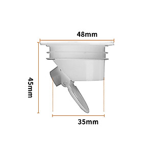 FUDGIO NOVOCE Valve Anti-Smell Odor Proof Floor Deodorant Core Kitchen Sink Floor Drain Valve Odor-Resistant Trap Siphon Bathtub Plug Kitchen
