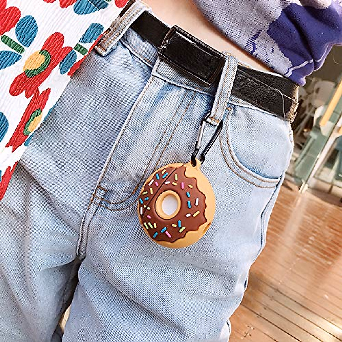 TYOROY 3D Cute Donuts Case for Airpod Pro/Pro 2,3D Cute Cartoon Food Soft Case,Kids Teens Boys Girls Women Lovely Donuts with Keychain for Airpod Pro 2019/Airpod Pro 2 Gen 2022 (Dinosaur)