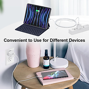 USB C Wall Charger Block, Agtray 2-Pack USB Type C Mini Phone Charger Cube Fast Charging Brick Travel Plug Power Adapter Box for Phone 15/14/13/12, Pad Air Mini Pro, Galaxy S23, Watch, Earbuds (White)