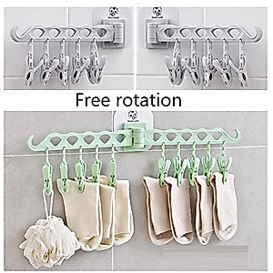 Clothes Drying Rack,Foldable 180°Rotation,Wall Mounted Drying Racks for Laundry with Swing Arm
