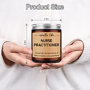 Miracu Candle, Badass Nurse Practitioner Gifts for Women, Nursing Student, Cool Nurse Gifts - Nurse Practitioner Graduation Gifts - Funny Christmas, Appreciation Gifts for Nurse Practitioner Graduate