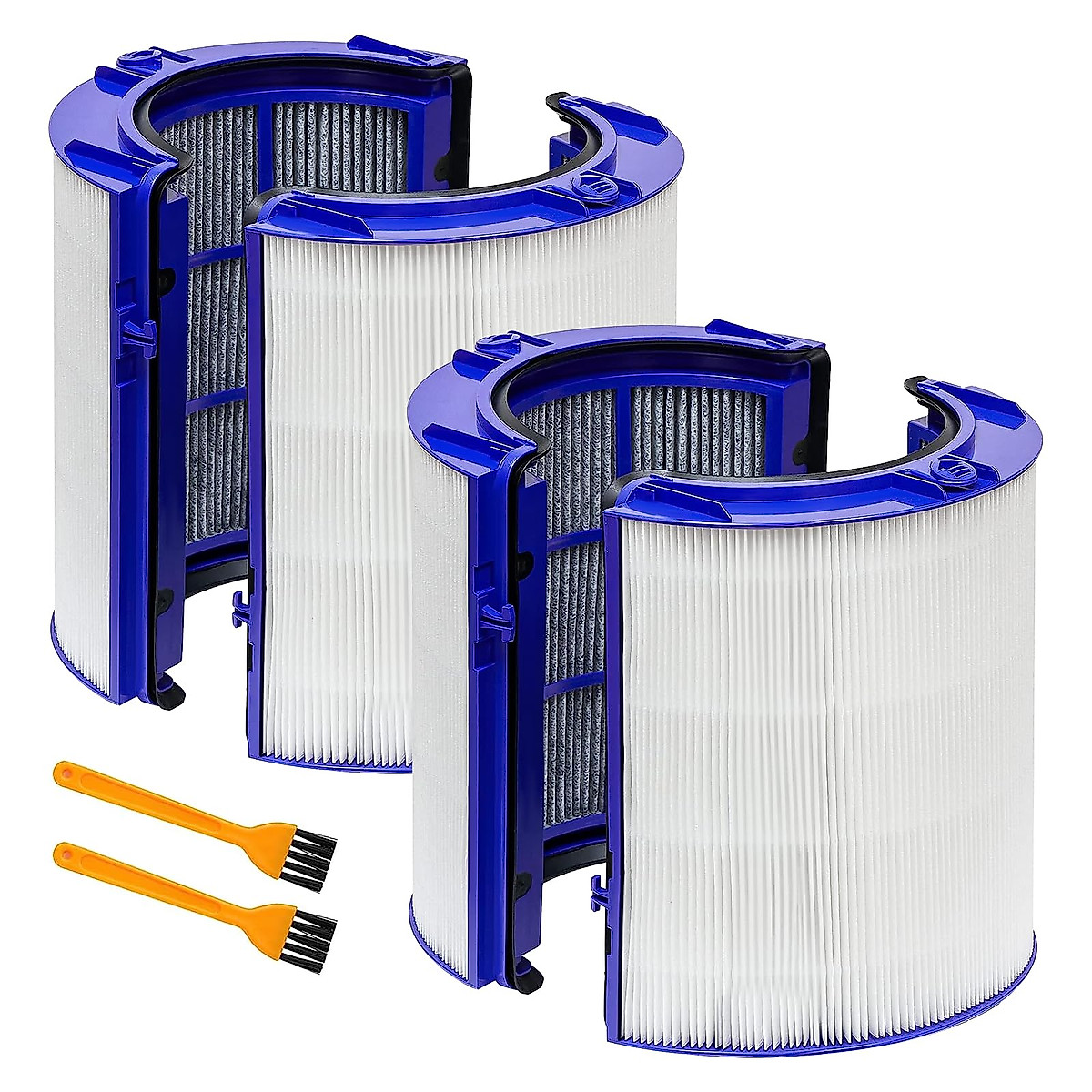 Yeelife HP07 Filter Replacement for Dyson Air Purifier Filter TP07 TP06 HP06 HP09 TP09 PH01 PH02 PH03 PH04, 360 Combi Glass Pure Cool Hot Humidify Fan, 2-in-1 HEPA + Carbon Filter (Upgraded - 2 pack)