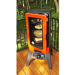 PIT BOSS 77435 Vertical Lp Gas Smoker, Red