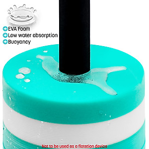 Trademark Innovations 30" Aqua Fitness Swim Bar with Padded Grip (Teal)