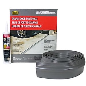 M-D Building Products 50100 10 ft. Gray Vinyl Garage Door Threshold Kit