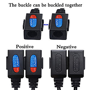 zdyCGTime Balun HD Cat5 RJ45 to BNC Video Baluns transceiver Passive with Power Connector for 720P 1080P 3MP 4MP 5MP 8MP HD-CVI/TVI/AHD/CVBS/960H Camera(2 Pairs)