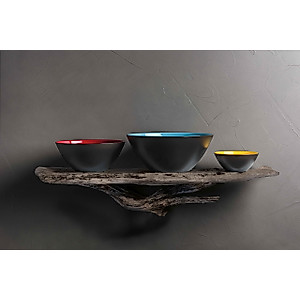 Guzzini My Fusion Large Bowl, BPA-Free Shatter-Resistant Acrylic, 9-3/4 inch Diameter, Ideal for Serving Main Dishes, Salads and Snacks, Mocha, Kiwi