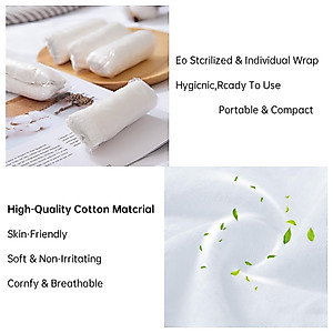 Women's Disposable 100% Cotton Underwear Ladies Briefs Panties for Travel Hotel Spa Hospital Stays Emergencies （5 Pieces, 2XL）