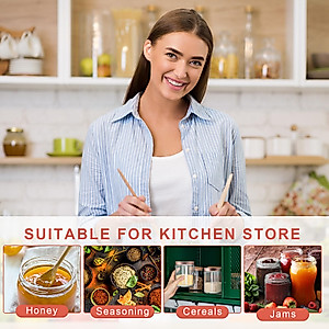 Tioncy 12 Pcs 8 oz 250 ml Thick Glass Jars with Metal Lids, Clear Candle Making Jars with Rose Gold Lids Empty Food Storage Containers Mason Canning Jar for Spice Powder Liquid Honey Cosmetic