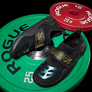 CASTIRON LIFT DeadLift Shoes,Weightlifting Squat Shoes,Weight Lifting Shoes for Heavy Lifting Weight Training,Fitness Cross-Trainer Barefoot & Minimalist Sneakers Gym Training Shoes for Men Women