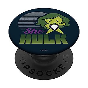 Marvel Hulk She-Hulk Posing Cartoon PopSockets Standard PopGrip