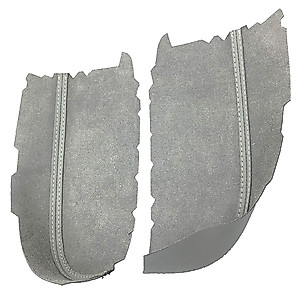 DSkoiph Armrest Synthethic Leather Cover Fit for Honda Pilot 09-13 (Front Door Panel Armrest Cover, Gray)