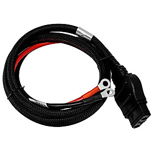 RUSSO Snow Plow Battery Cable 2 PIN for Western Fisher Truck Side 61169