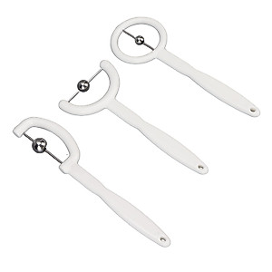 Tongue Muscle Trainer, 3pcs Tongue Tip Exercise Set Stainless Steel Balls Oral Muscle Strength Tongue Training Tools Oral Lips Mouth Exerciser Trainer Recovery Tool Tongue Tip Lateralization Lifting