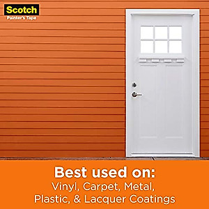 Scotch Heavy Duty Painter's Tape, 0.94 in x 60.1 yd, For Use On Vinyl, Carpet, Metal, & Plastic, Indoor & Outdoor Masking Tape, Bonds Aggressively, 3-Day Clean Removal, 1 Roll (2020+-24AP)