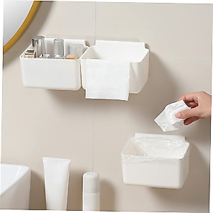 BUGUUYO Small Hanging Refrigerator Side Box Organizer Kitchen Side Sauce Storage Solution for Fridge Compact Cabinet Organizer for Sauces and Condiments Ideal for Food Storage