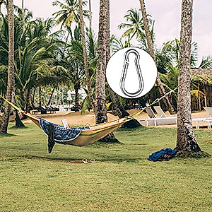FANKUTOYS Hanging Swing Chair Chain Kit, 2 Set Stainless Steel Hardware Heavy Duty Porch Swing Hammock Chain Kit Hanging Hooks for Hammock, Rope, Tire, Tree Swings