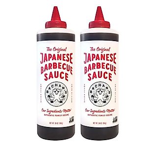 Bachan's The Original Japanese Barbecue Sauce, 34 Ounces, Non GMO, No Preservatives and BPA Free, Condiment for Wings Chicken Beef Pork Seafood Noodle Recipes and Authentic Japanese Dish ~ 2 Count
