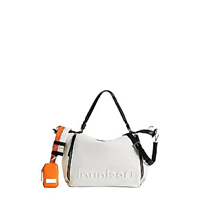 Desigual woMens Casual Hand Bag, White, U US