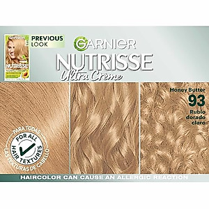 Garnier Hair Color Nutrisse Nourishing Creme, 92 Light Buttery Blonde (Shortbread) Permanent Hair Dye, 2 Count (Packaging May Vary)