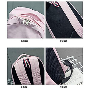 LUO New Hello Kitty Large Capacity Embroidered PU Women's Shoulder Messenger Bag Handbag Casual Bag Purse LB-715898, Pink