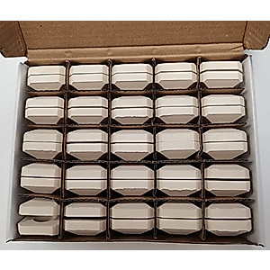 Ceramic Briquettes 2 by 2" Replacement for Select Turbo, Nexgrill Gas Grill Models