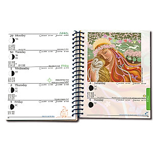 MOON DIARY 2024 Datebook Calendar Personal Organiser (EST - Eastern Time)
