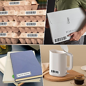 KCMYTONER Compatible with DYMO LW 30251 White Address Barcode Labels 1 1/8" x 3 1/2" Premium Self-Adhesive Replace for LabelWriter 450, 450 Turbo, 4XL, Rollo Zebra Printers, 8 Rolls (130/Roll)