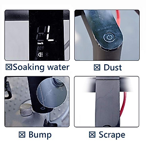 Glodorm Waterproof Dashboard Cover Shell for Ninebot Scooter Silicone Protective Case Accessories for Segway Ninebot MAX Electric Scooter