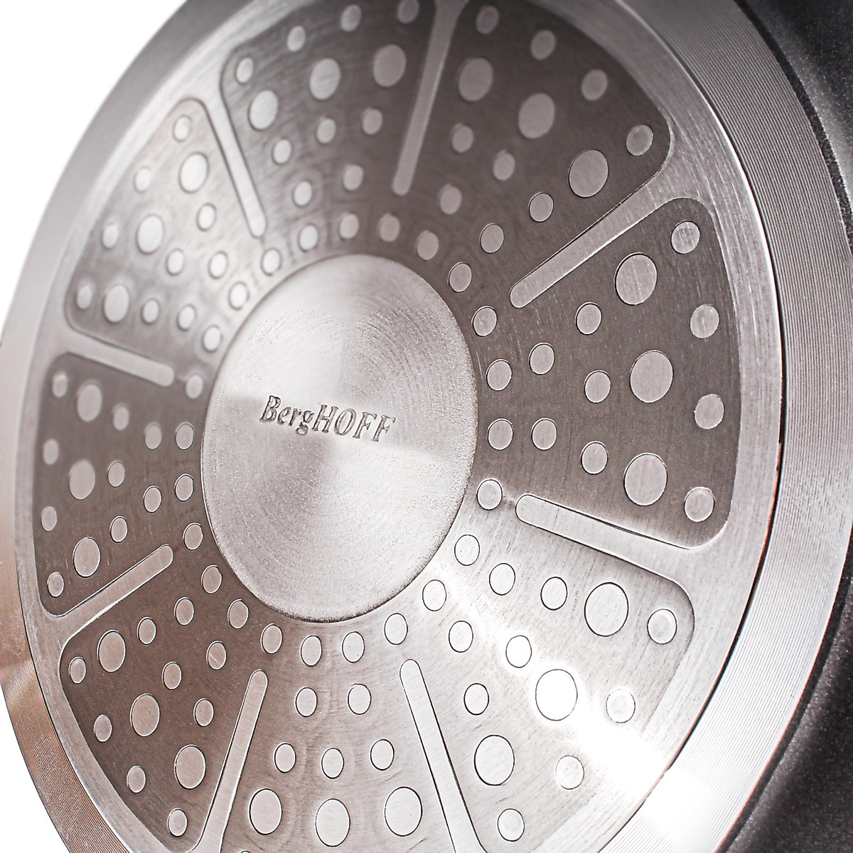 Berghoff Essentials Non-stick 10" Fry Pan, Ferno-Green, Non-Toxic Coating, Induction Cooktop Ready