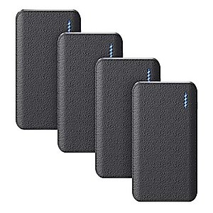 JDB Portable Charger, 【4-Pack】 Ultra-Slim 5V/2.1A 5000mAh Power Bank External Battery Backup Pack, Compatible with iPhone, iPad, Samsung,and More …