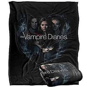 Vampire Diaries Hearts Desire Officially Licensed Silky Touch Super Soft Throw Blanket 50" x 60"