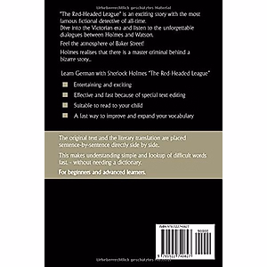 The Red-Headed League / Die Liga der Rothaarigen - A Sherlock Holmes Adventure - Bilingual English German in parallel vertical columns (German Edition)