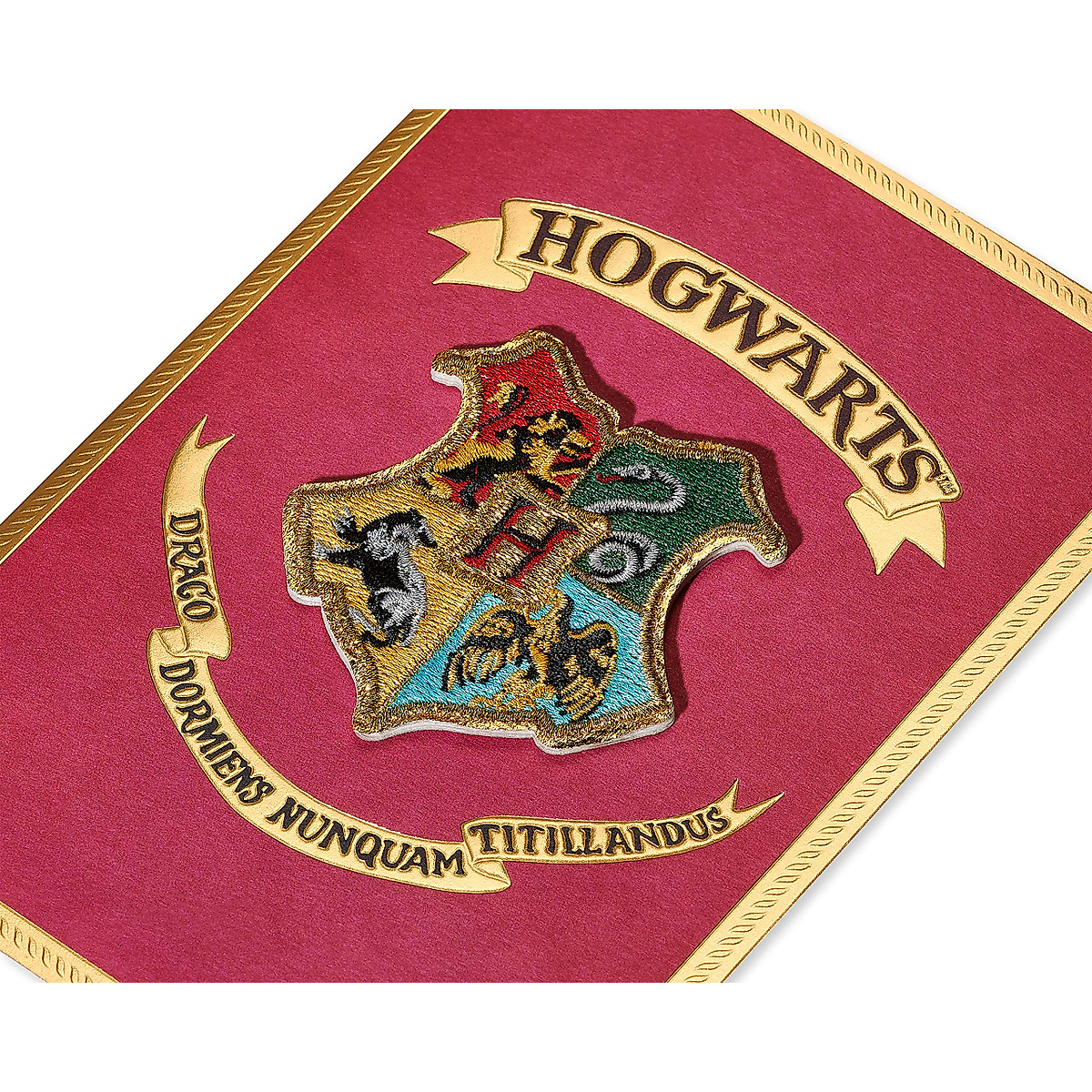 Papyrus Harry Potter Blank Card (Hogwarts Patch)
