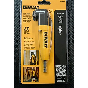 DEWALT Right Angle Drill Adapter DWARA050 HD Version in Retail Pack