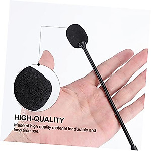 KOMBIUDA 3pcs Portable mic Little Microphone Straight Cutting Microphone Home Office Microphone Computer Microphone lavalier mic Phones Microphone Condenser Microphone Mini Sound Card