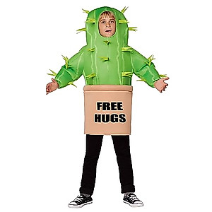 Spirit Halloween Kids Free Hugs Cactus Costume - One Size Fits Most | Funny Halloween Costumes | Funny Kids Cactus Outfit